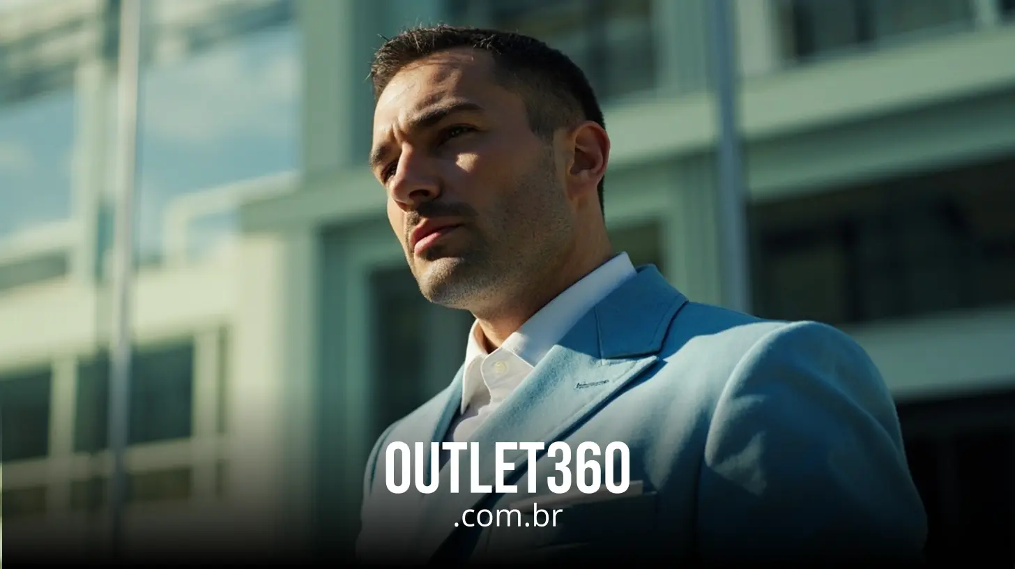 Blazer Masculino Azul Claro: Elegância e Versatilidade em Destaque
